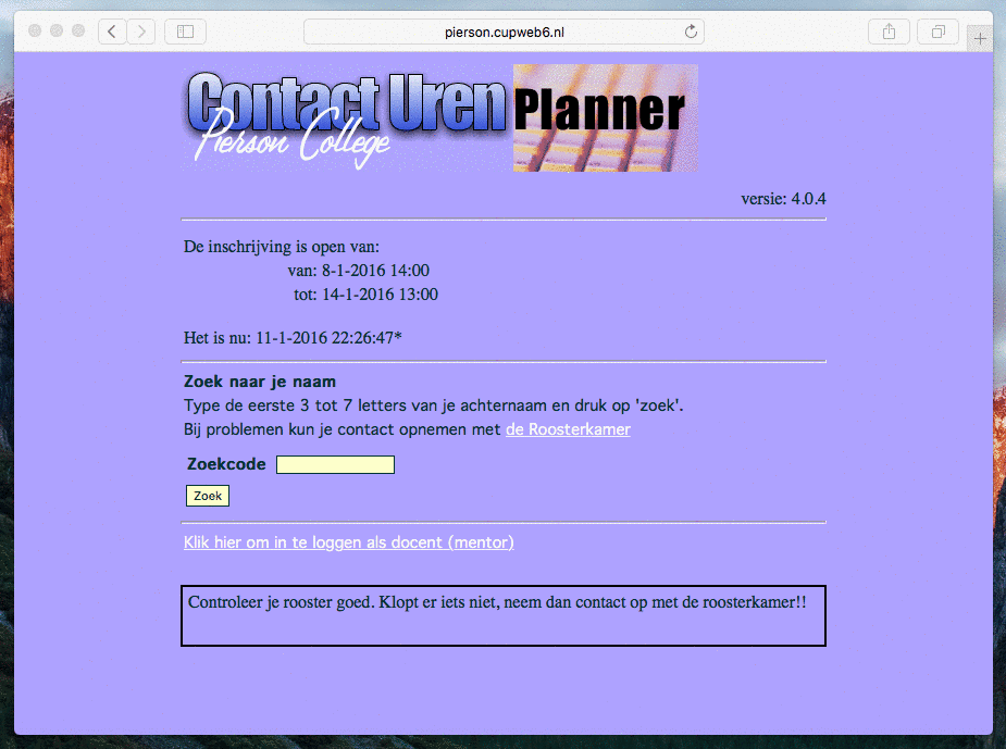 CupWeb.xyz - Rapport - Mobiel lesuren plannen op het Ds. Pierson College